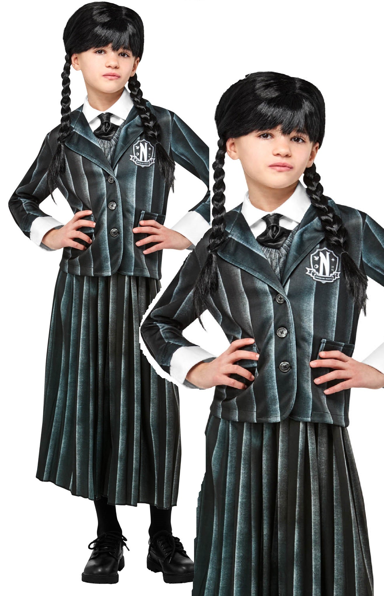 Wednesday Addams Nevermore School Uniform – Kingdom Fancy Dress