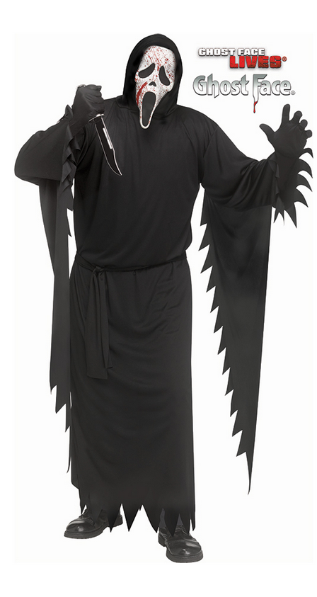 Blood Splatter Ghost Face Official Scream Funworld Licensed Fancy Dres ...