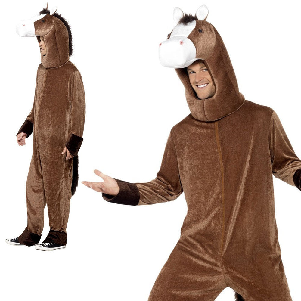 Horse Racing Fancy Dress Adults Race Racer Stag Night Novelty Fun Outf ...