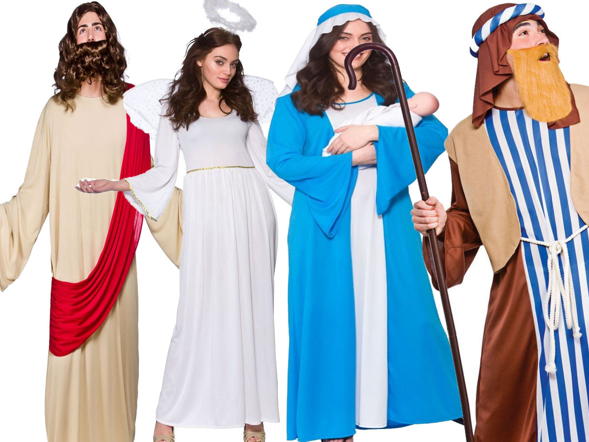 Adults Nativity Play Outfit Fancy Dress Christmas Party Festive Costum – Kingdom Fancy Dress