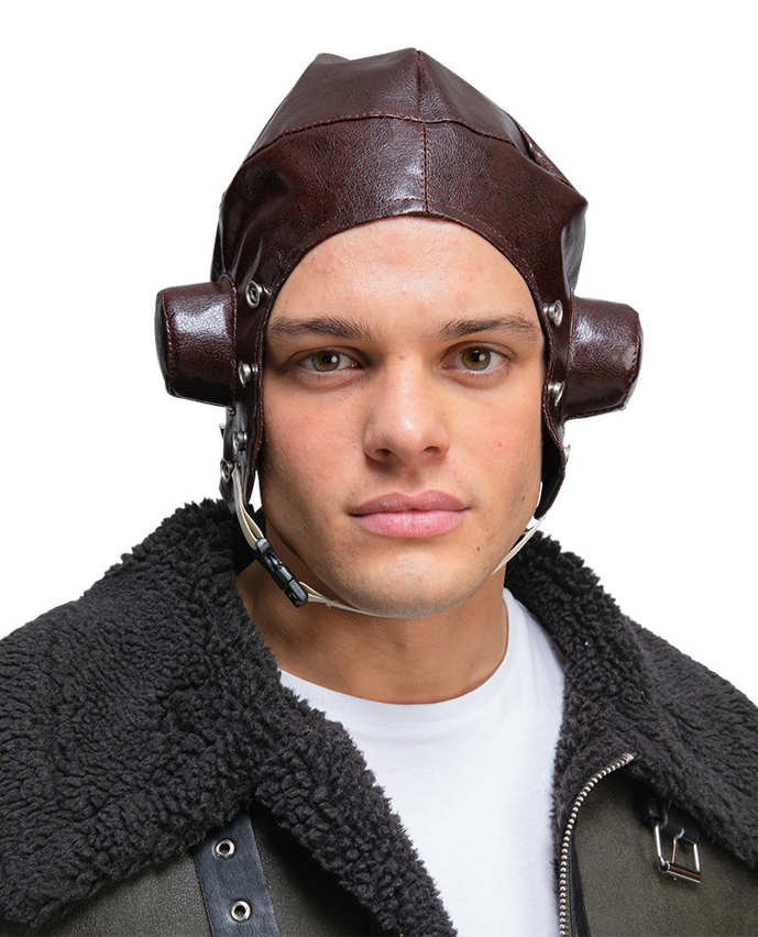 WW2 Fighter Pilot Adults Fancy Dress Accessory Mens Aviator Fancy Dres ...