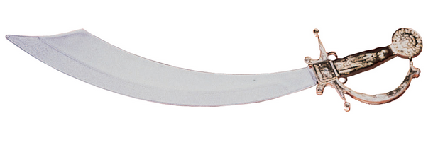 Pirate Cutlass Sword Plastic Prop Toy Weapon Kids Pirates Fancy Dress ...