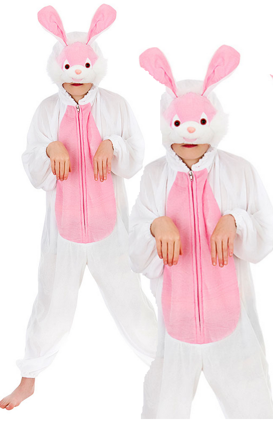 Child Kids Easter Bunny Rabbit Fancy Dress Animal Costume New Ages 3-1 ...