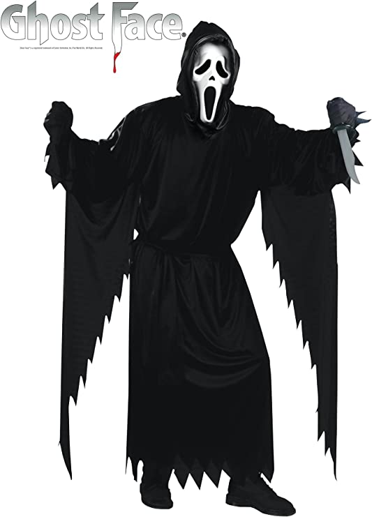 Plus Size Adults Scream Costume Licensed Mens Halloween Fancy Dress ...