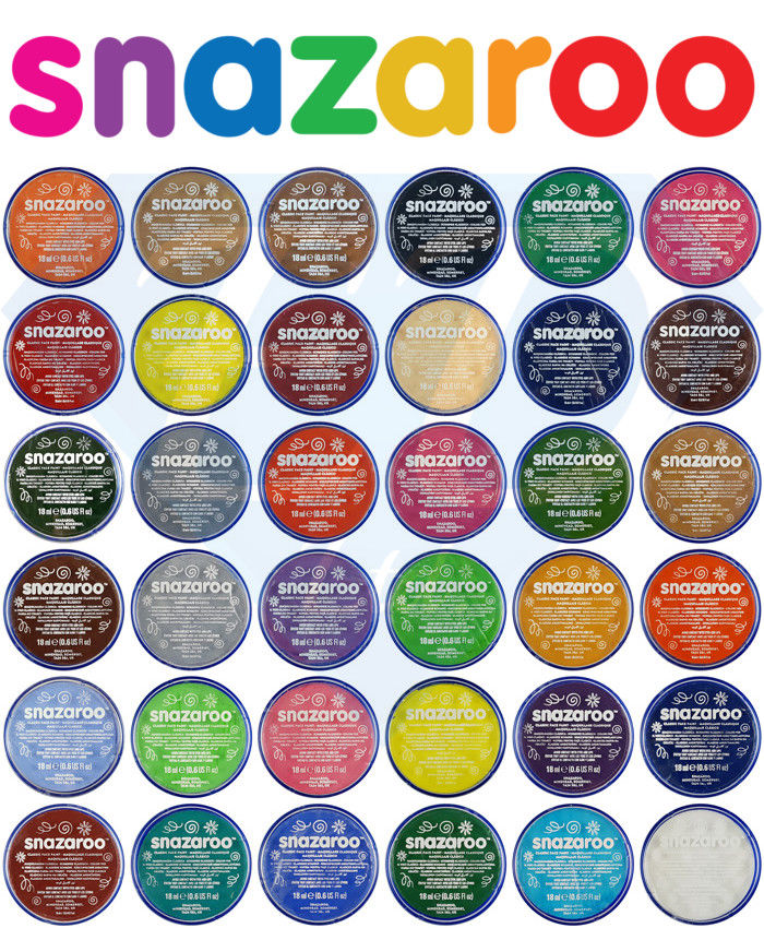 Snazaroo Face Paint Official For Sensitive Skin Professional Make Up 1 ...
