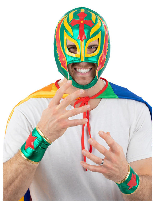 Wrestler Wrestling Kit Adults Fancy Dress Accessory Kit Wrestlers ...