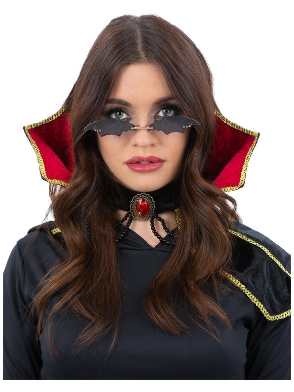 Bat Specs Halloween Bat Sunglasses Novelty Fancy Dress Accessory Adult ...